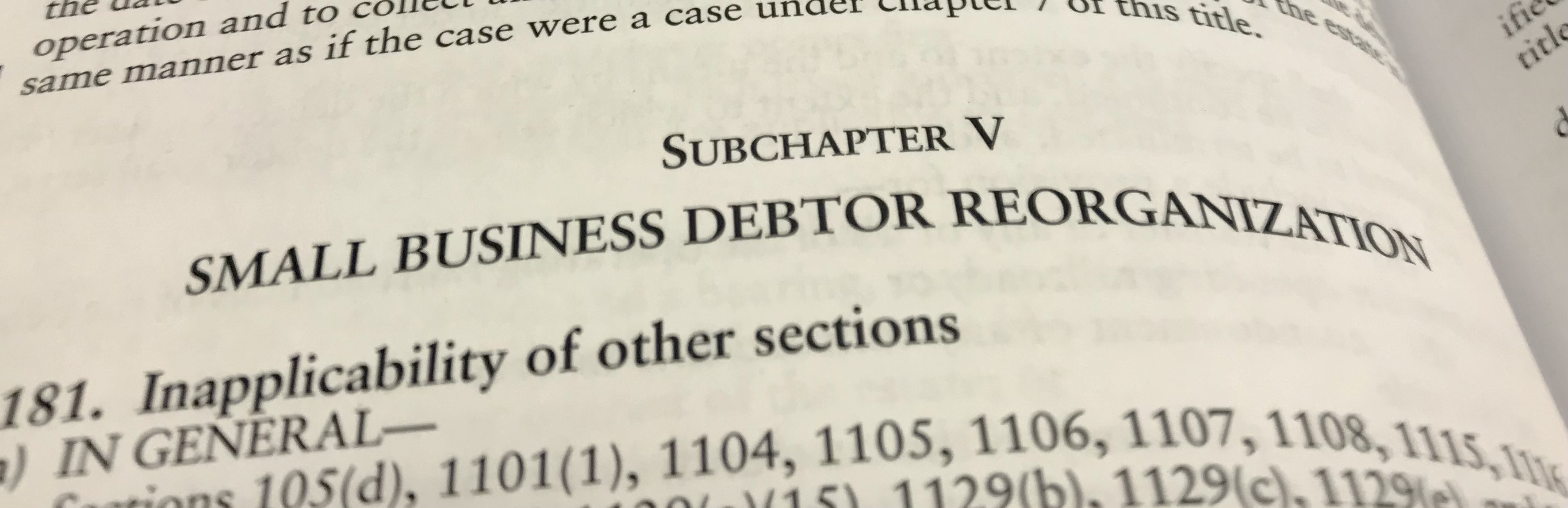 Subchapter V Trustee Should Not Be A Debtor’s Disbursing Agent ...
